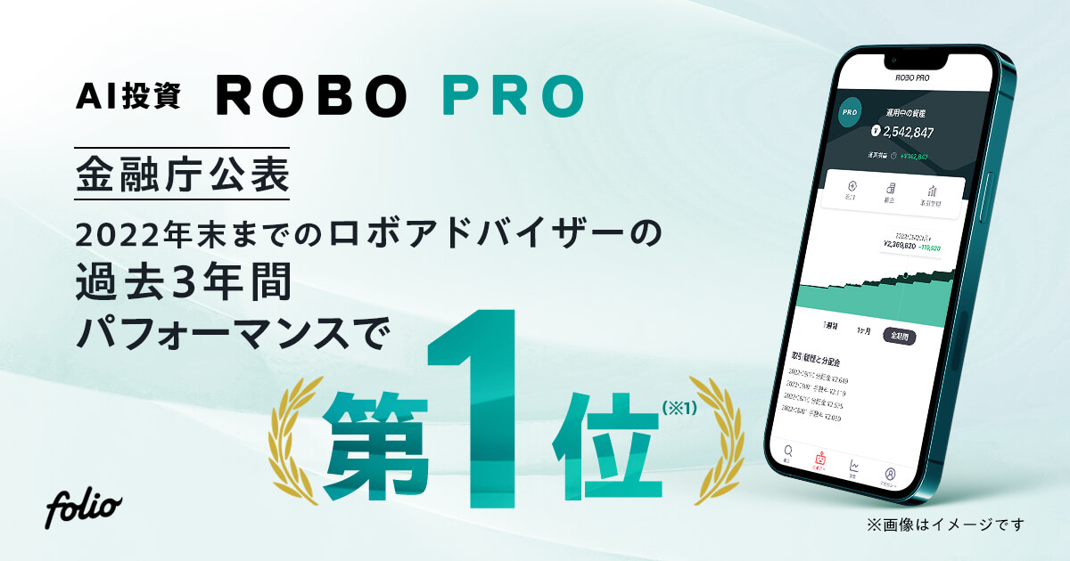 【FOLIO】ROBOPRO（ロボプロ）運用実績・分配金・手数料 -始め方解説